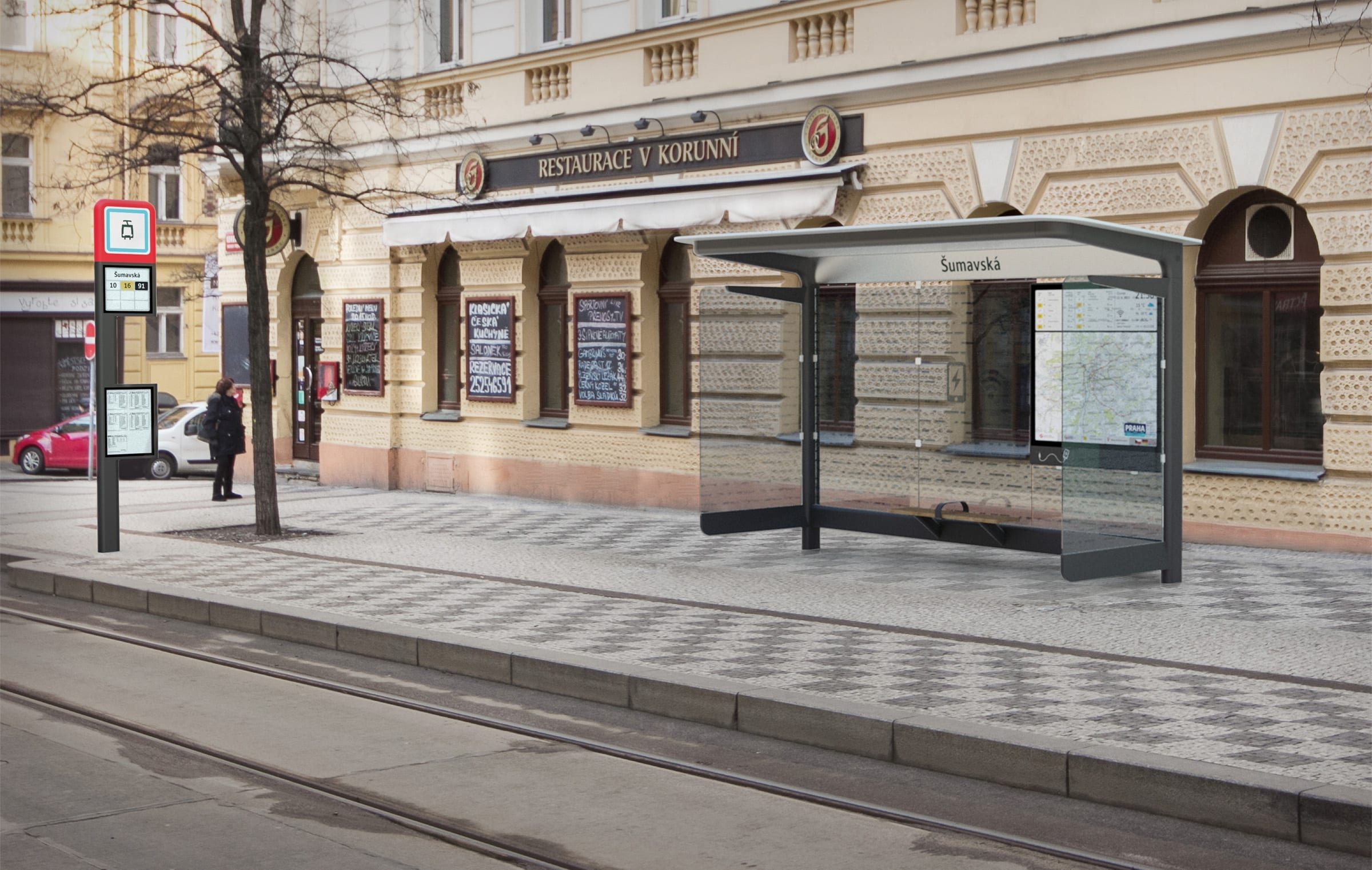 Bus Stop and Railings | Divan Design